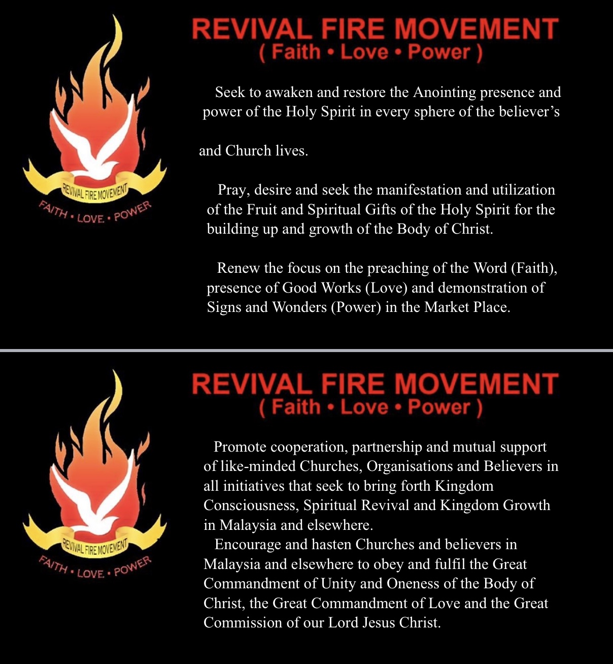The Arsenal of Fire Global: The Mission of Revival Fire Movement (RFM ...