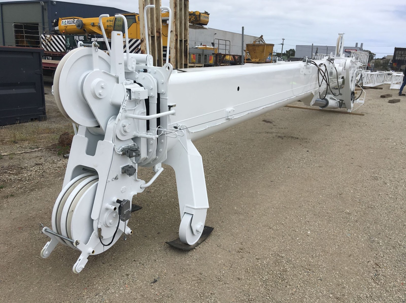 Industrial History: Cranes with a Luffer Jib