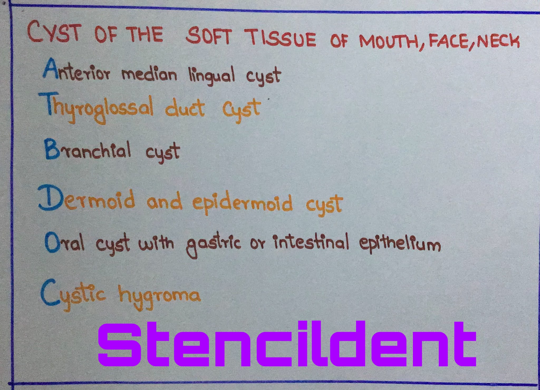 Definition and Classification of odontogenic cyst -Oral pathology