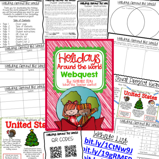What the Teacher Wants!: Webquest! (Holidays Around the World)