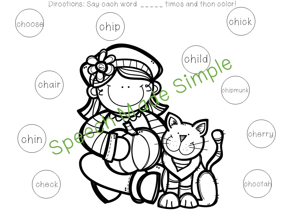 Speech Made Simple: Print and Go Articulation Packs!