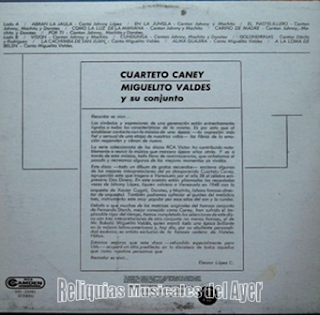 Reliquias Musicales del Ayer: Cuarteto Caney - Miguelito Valdes - LPS ...