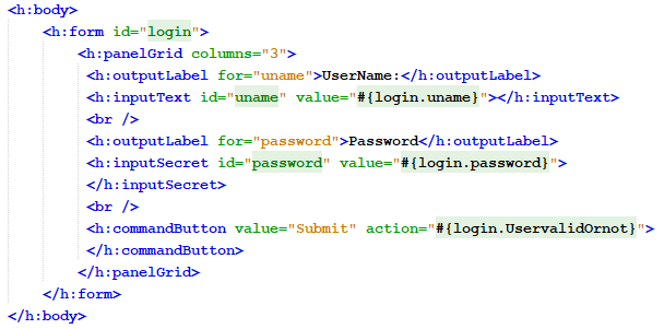 JSF Label, Text Field, Text Area and Input Secret JSF Label, Text Field, Text Area and Input Secret
