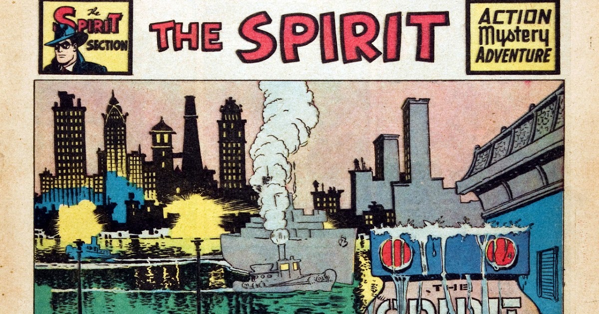 TALES FROM THE KRYPTONIAN: Making a splash : Will Eisner´s THE SPIRIT