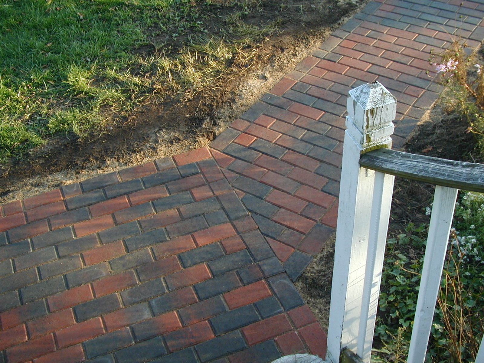 Little Man's Little Blog: Brick Path