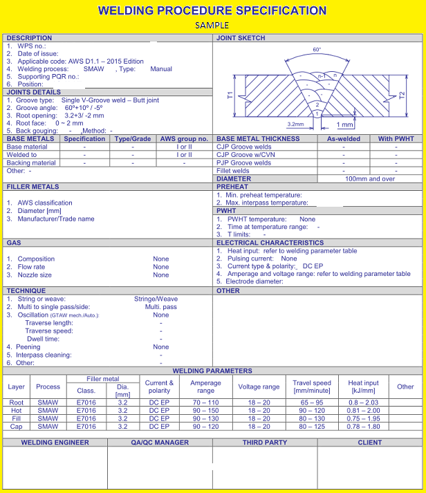 Fillable Form N 1 Welding Procedure Specification Wps - vrogue.co Fillable Form N 1 Welding Procedure Specification Wps - vrogue.co
