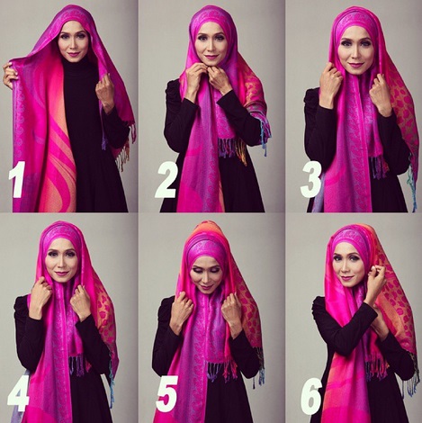 Hijab Tutorial Step by Step