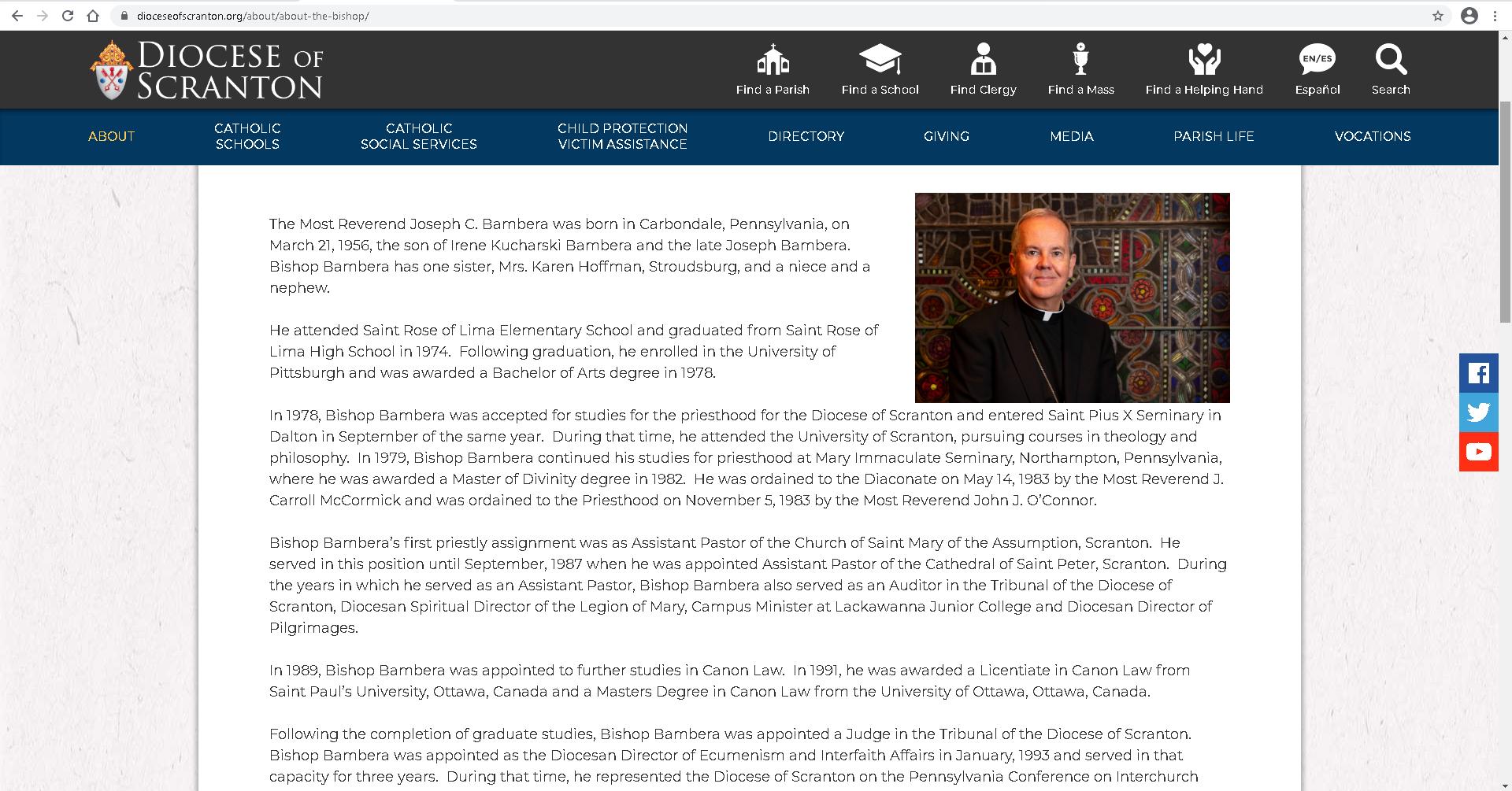 Catholic Diocese of Scranton 2023