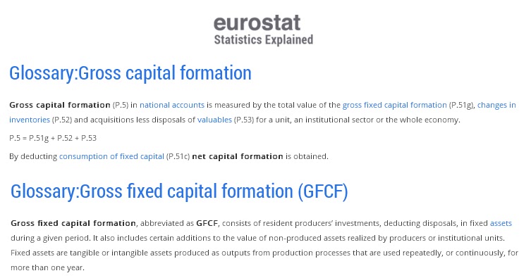 CONCEPT – GROSS FIXED CAPITAL FORMATION (GFCF) | PT's IAS Academy