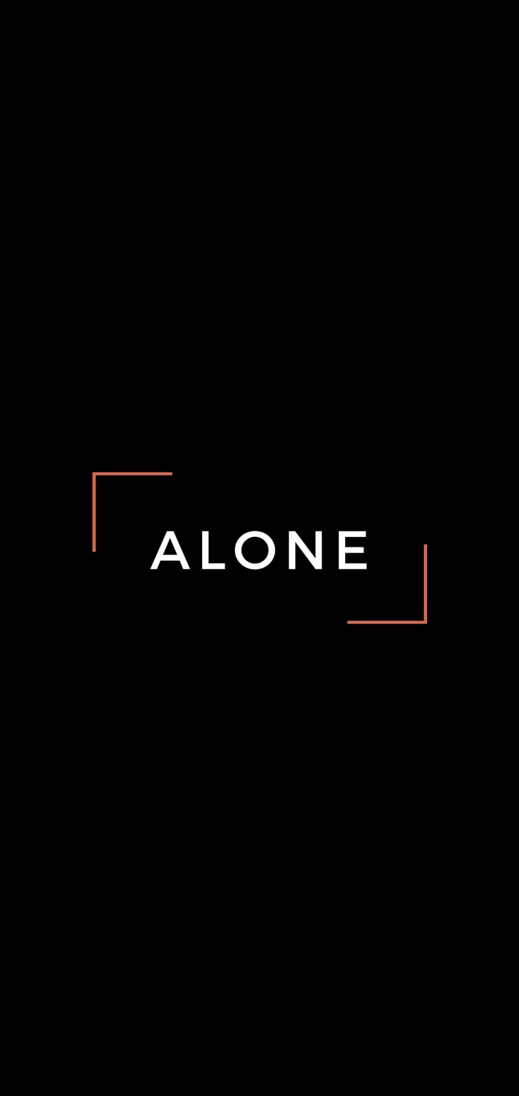 Alone, Word, Inscription, Minimalism - DDWallpaper Alone, Word, Inscription, Minimalism - DDWallpaper