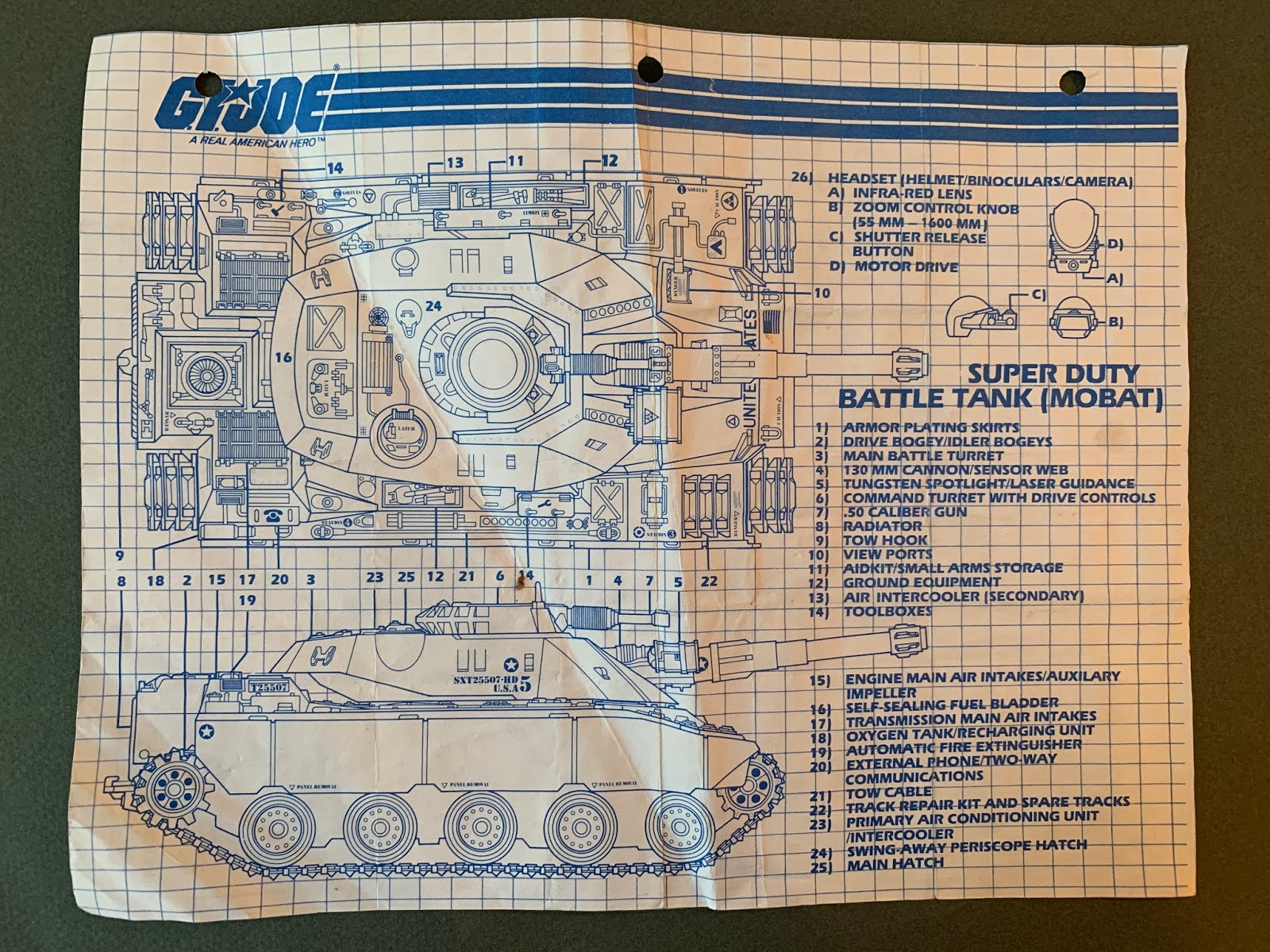 G.I. Jigsaw: GI Joe: ARAH Vintage Vehicle Blueprints