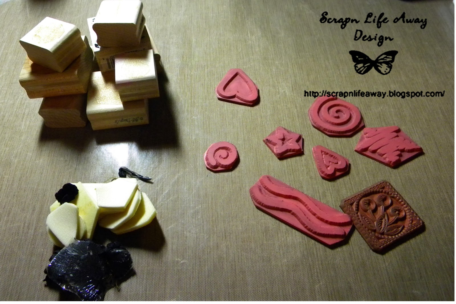 She's a Sassy Lady: Wood Mounted Stamps and Storage