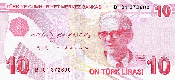 Matawang Turkey (10 Türk Lirası) - Tukaran Mata Wang - Kadar Tukaran Wang