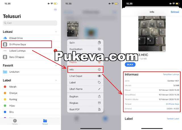Cara Melihat Ukuran Resolusi Foto dan Video di iPhone / iPad | PUKEVA