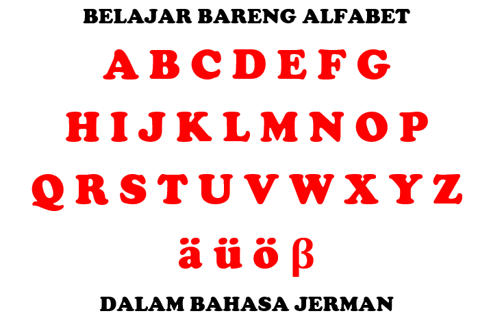 Belajar Bareng Alfabet dalam Bahasa Jerman