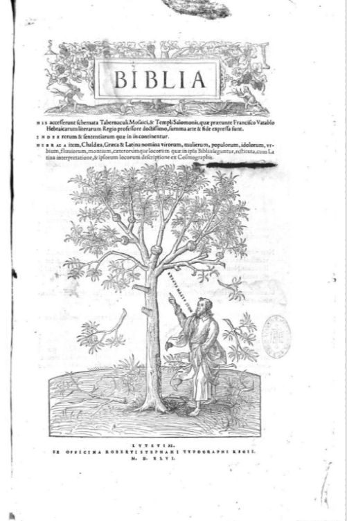 Robert Stephanus Biblia Sacra Vulgata.