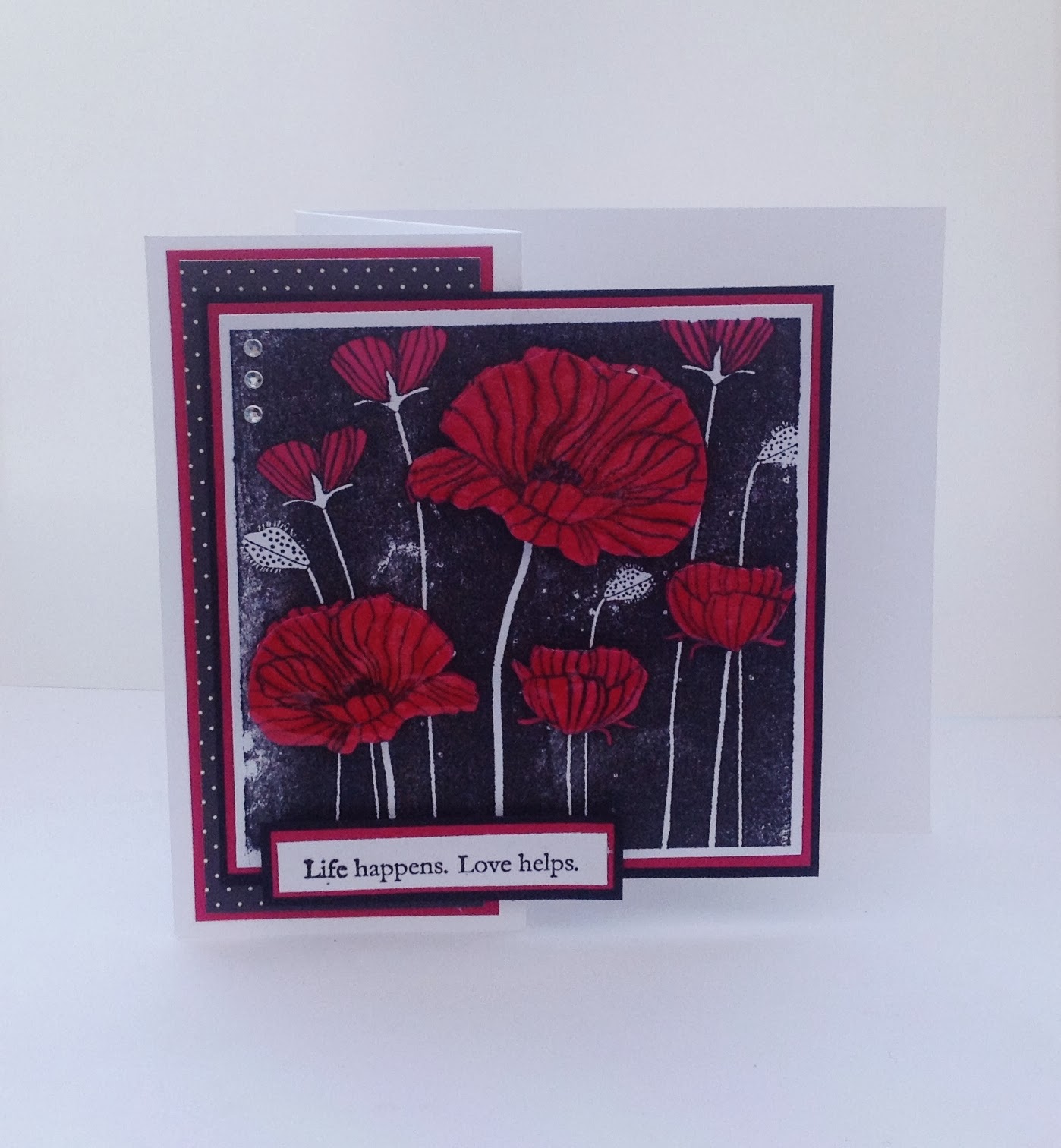 Inspire Creationz: Rememberance Day Handmade Poppy Card - Inspire Creationz