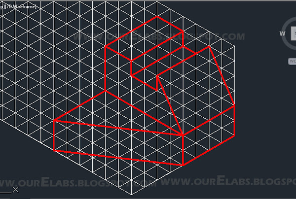 isometric practice drawings for beginners #12 ~ Ourengineeringlabs