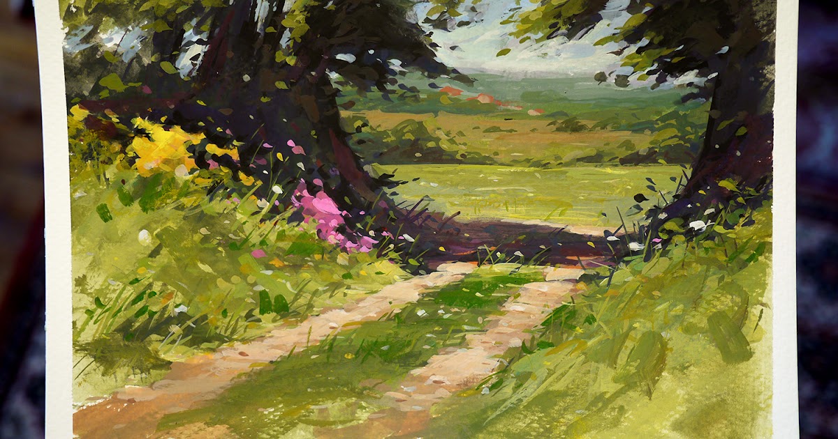 Le chemin ensoleillé | YANN HOVADIK's fine art