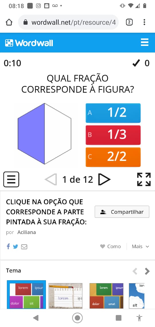 WORDWALL COMO RECURSOS DE APRENDIZAGEM