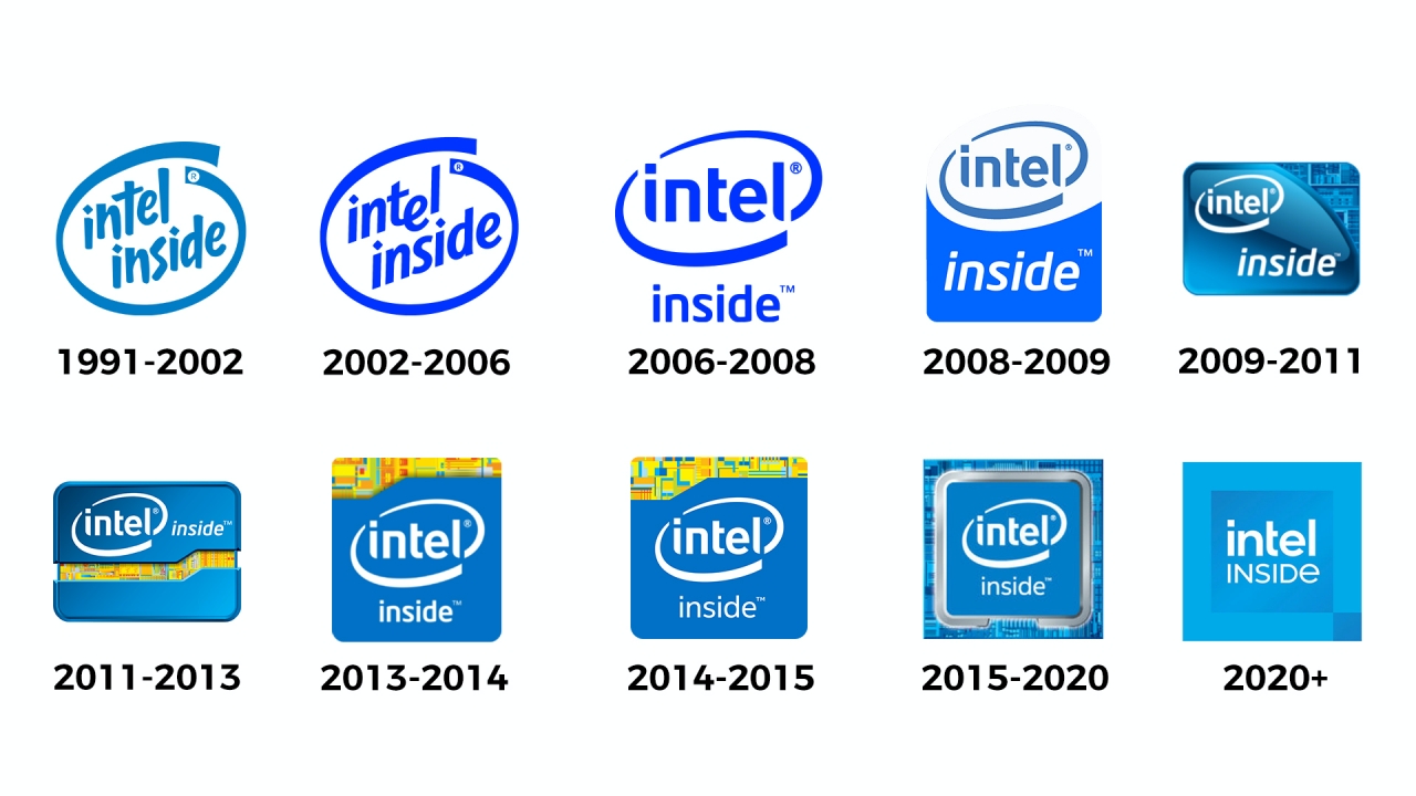 Evolução do Logo da Intel ~ Batata Gamer