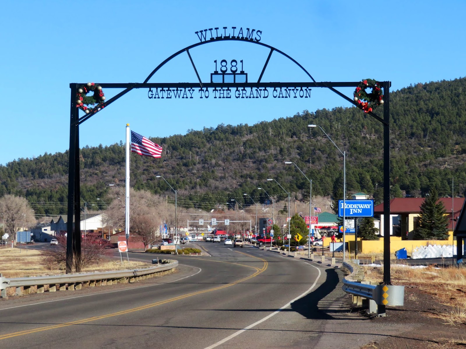 Geographically Yours Welcome: Williams, Arizona