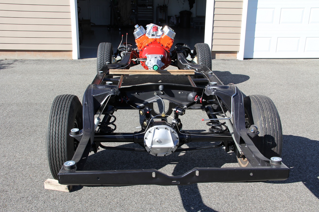 The making of Steve's 1966 Chevelle SS: Rolling Chassis with Engine & Trans