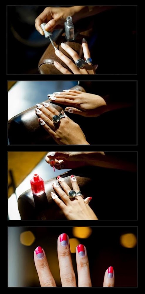 Manicure Tutorials: Half-moon Manicure
