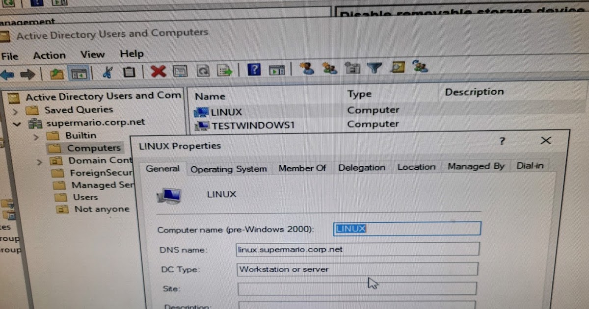 Attempting to join Kali Linux to Windows Active Directory Domain