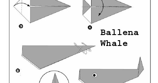 Como hacer una ballena de papel en seis pasos : Blog de Lujo