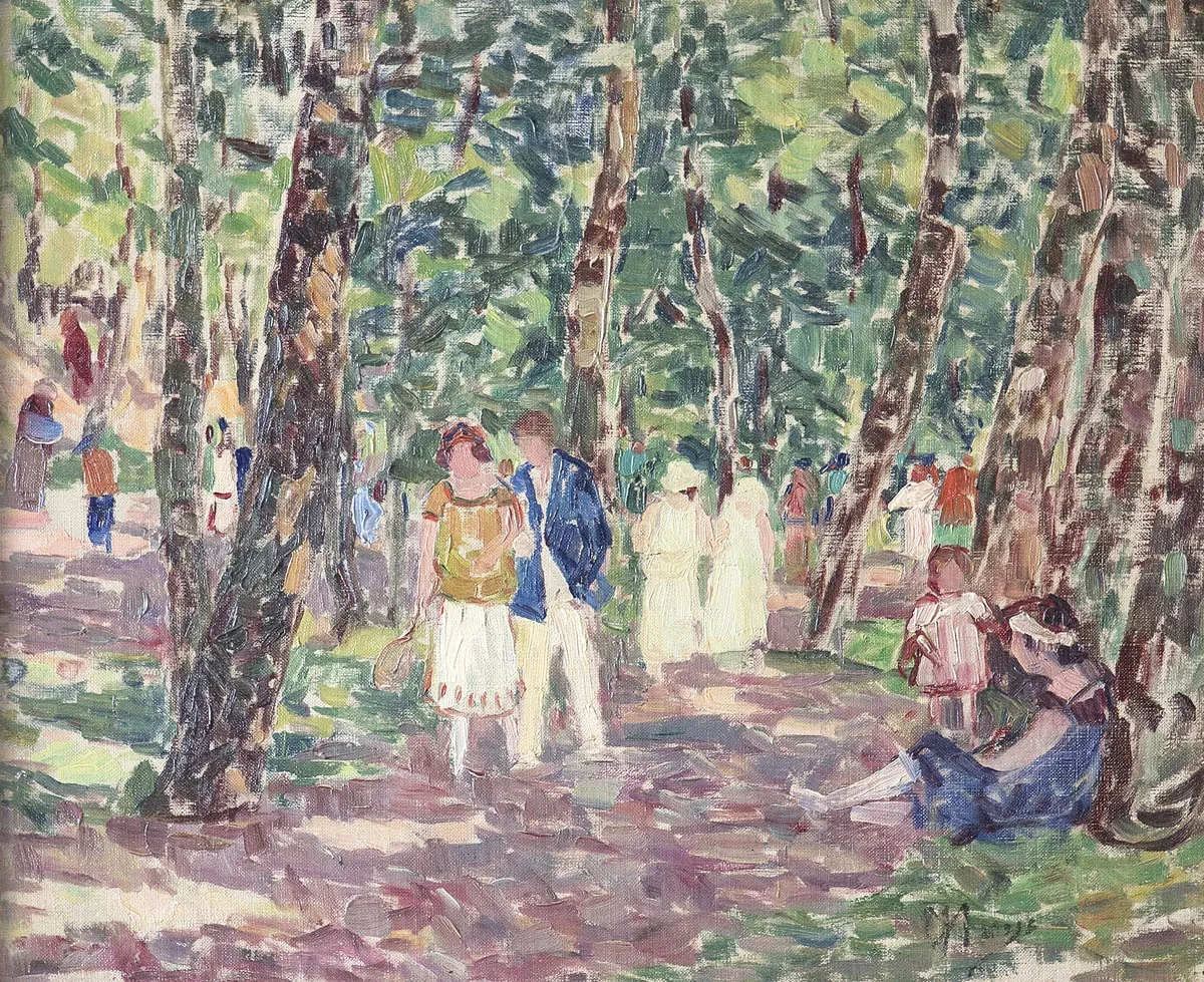 Modest Huys (1874-1932) | Luminist painter | Masterpiece | Tutt'Art@