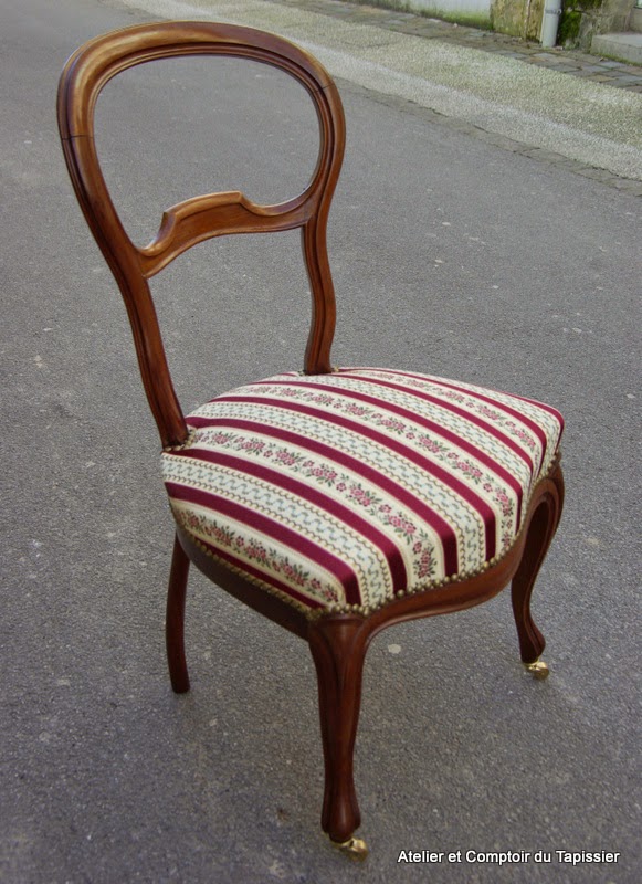 Atelier et Comptoir du Tapissier: Chaise Louis Philippe au Comptoir du ...