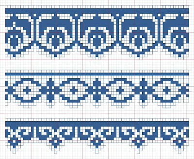 Filet - Crochet Patterns: Filet edging 02