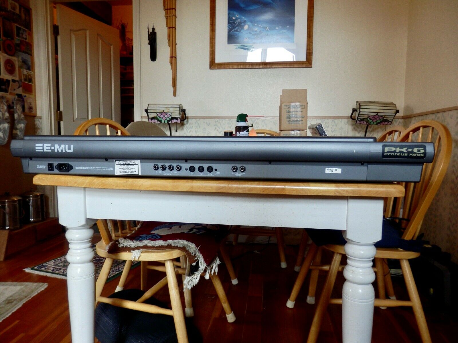 MATRIXSYNTH: EMU Ensoniq PK-6 Proteus Keys Synth w/orig PROM1 SN 060303165