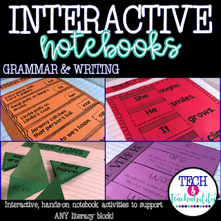 Grammar and Writing Interactive Notebook Freebie!! - Tech and Teachability