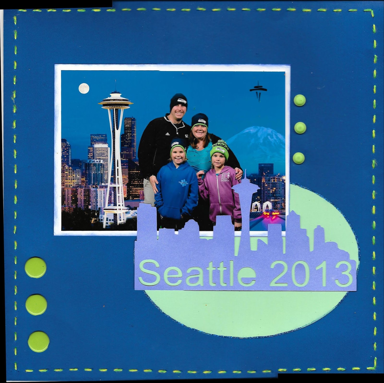 Scrapbook Pages - Done: Seattle Trip 2013