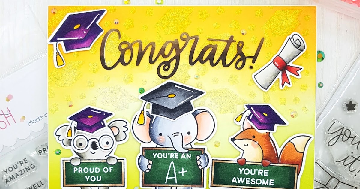 Marge Crafts: PPP Graduation Card and blog hop