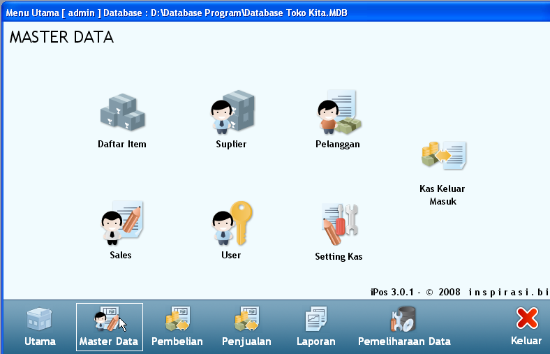 Input Data Item IPOS 3 | Program Toko