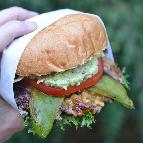 The Hatch and Guac Burger