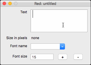Red Programming Language: 0.6.3: macOS GUI backend