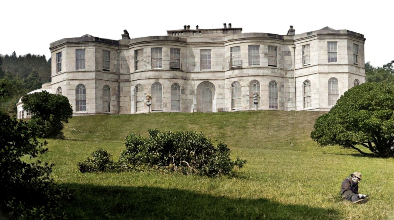 Lord Belmont in Northern Ireland: Donard Lodge Colourized