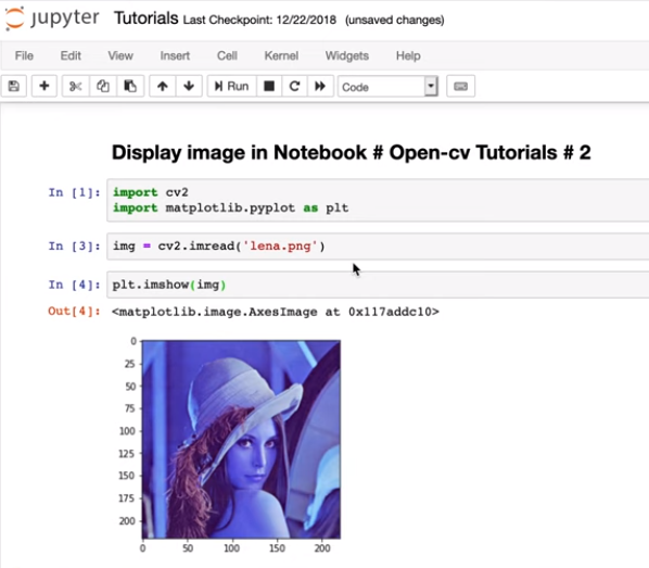 [HowTo] OpenCV Tutorial # 3 : How to display image in notebook using OpenCV