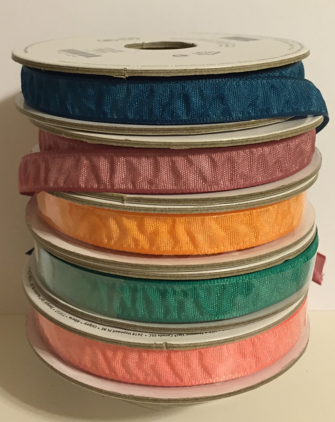 The Flying Stamper: 2016-2018 In Color Ruched Ribbon Share
