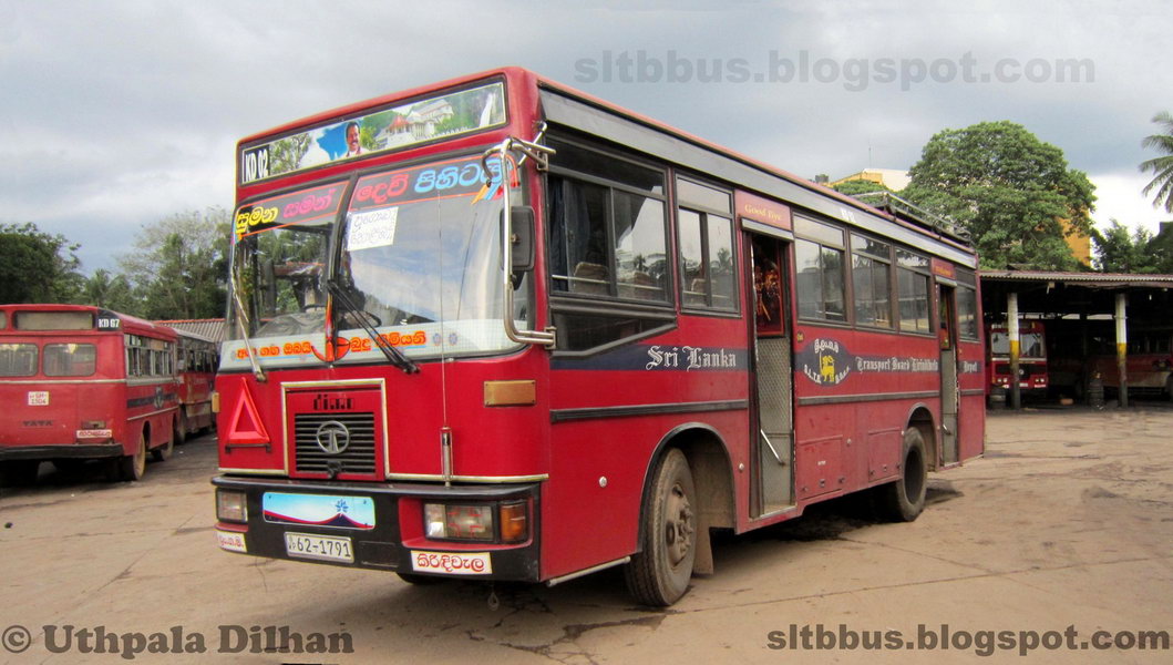SLTB buses - ශ්‍රී ලංගම බස්: Dimo TATA LPO 1313/47 bus from SLTB ...