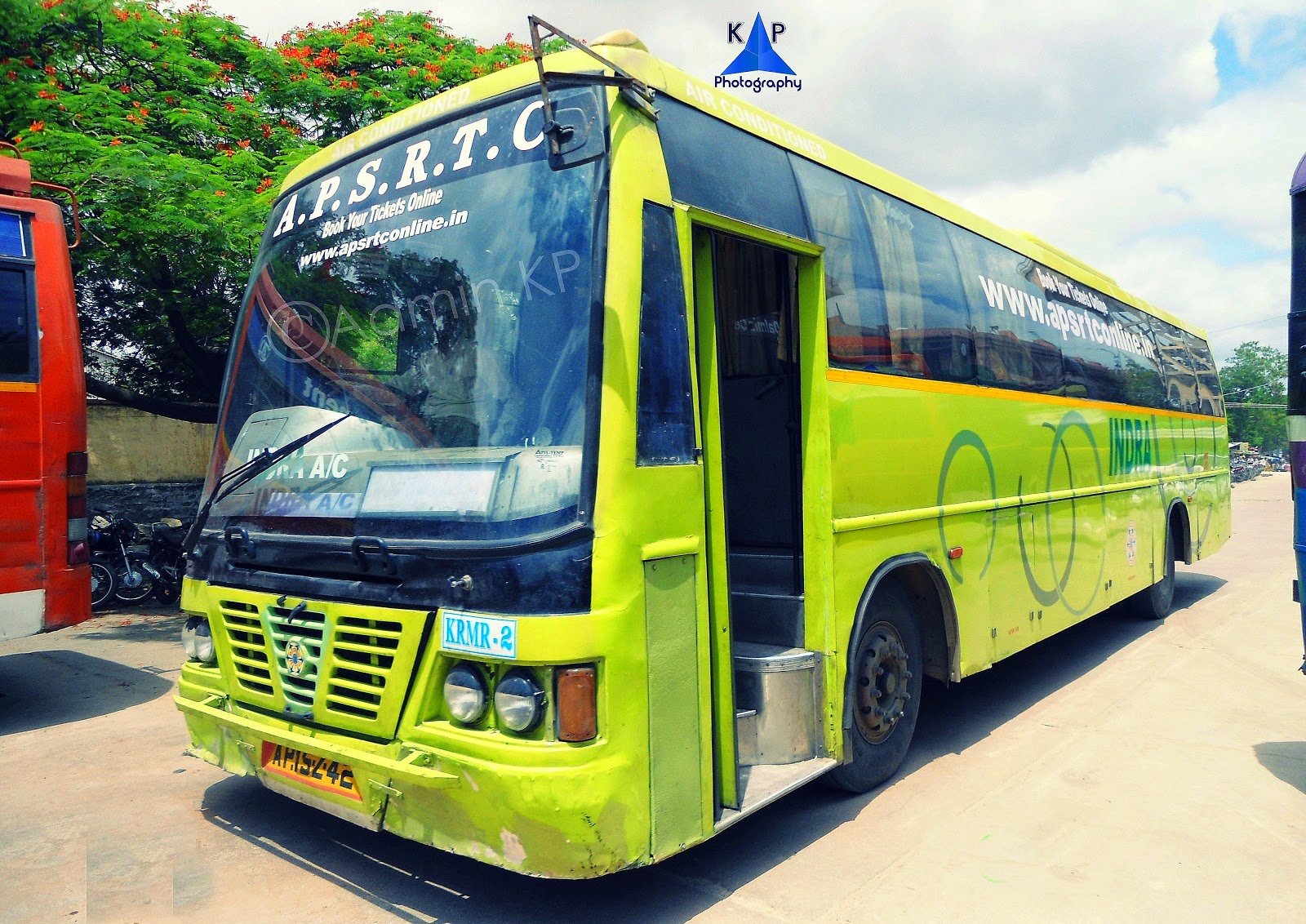 INDRA A/C. Ashok Leyland Engine.