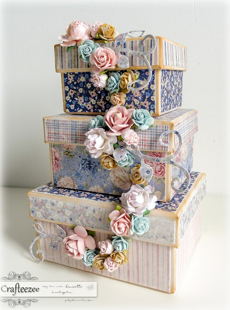 Crafteezee Shop: Stacked boxes with Maja design