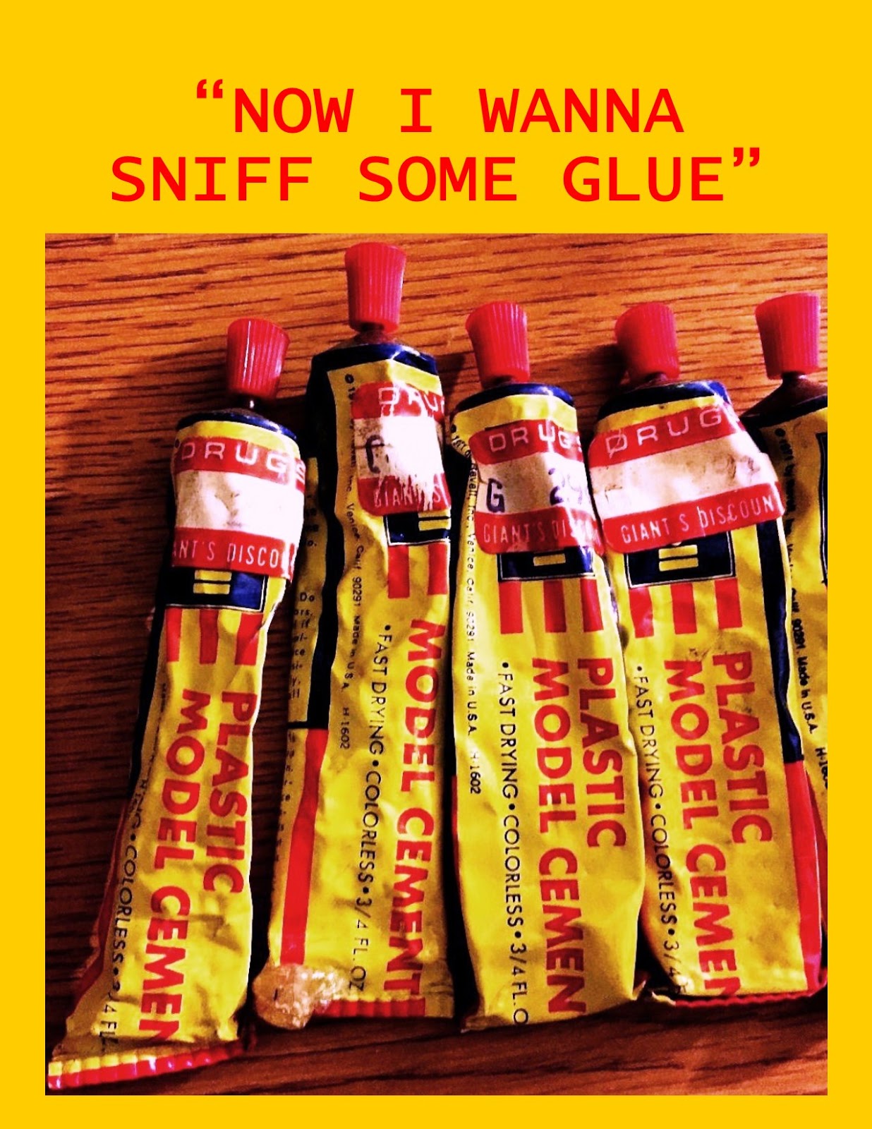 Jeff R. Lonto's 20th Century Stories: Now I Wanna Sniff Some Glue