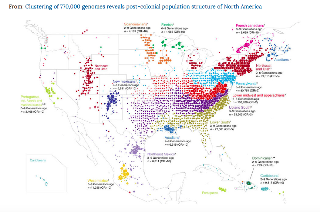 DNA study confirms American Nations map - Colin Woodard - Author