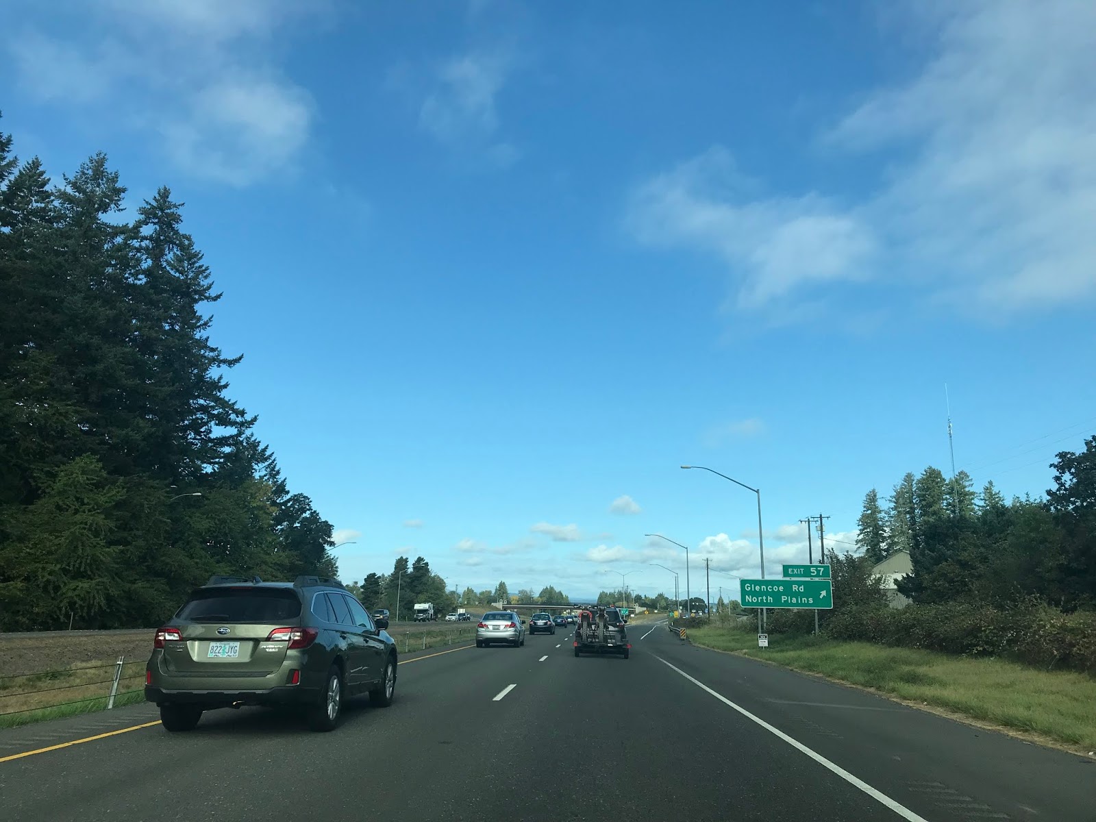 US Route 26 on the Sunset Highway from downtown Portland to US 101