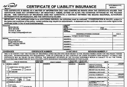 CSU Faculty Voice: Here Is Chicago State's Liability Insurance: If That ...